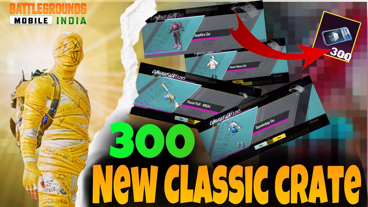 😍 NEW CLASSIC CRATE OPENING IN BGMI | WHAT A LUCK TODAY | UNLIMITED ...