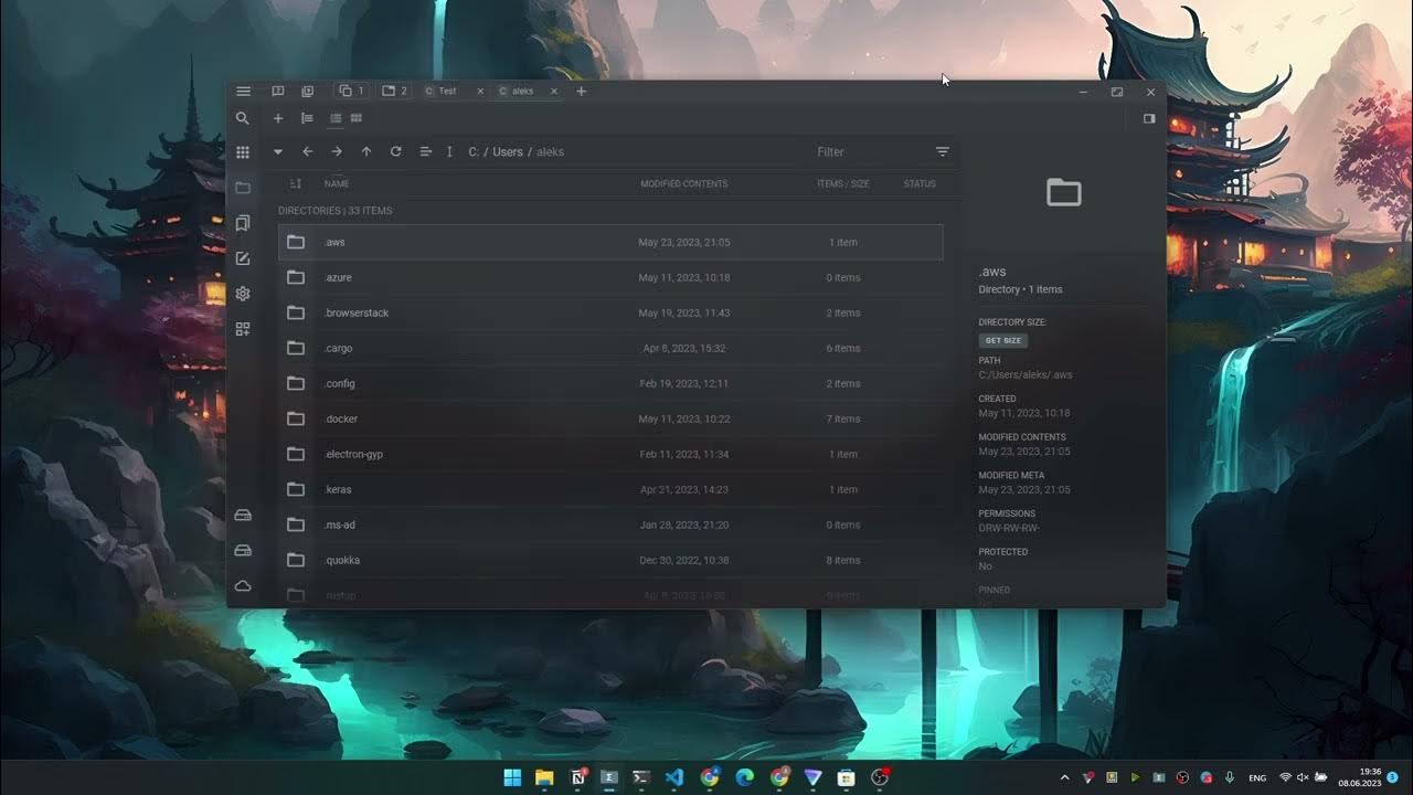 Sigma File Manager (v1.7) | Progress preview: new "Terminal customization" feature - YouTube