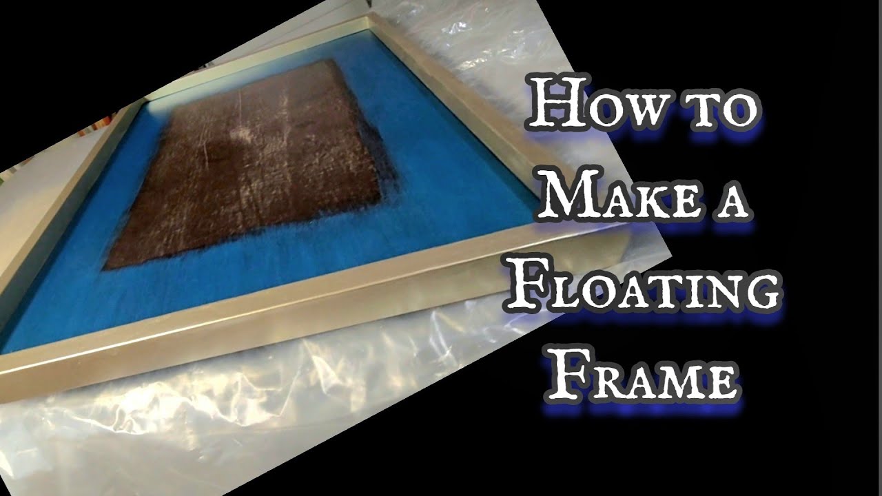 Woodworking Tutorial... How to Make a Floating Frame #floating frame # ...
