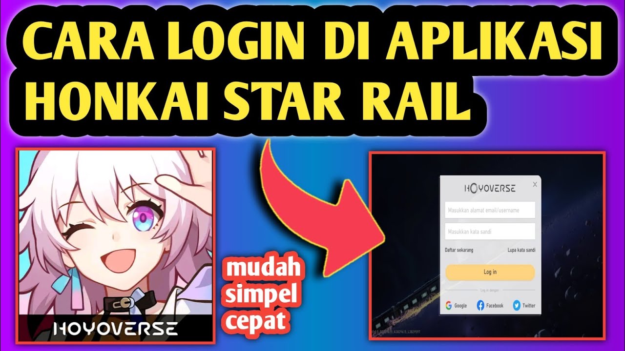 Cara Login Honkai Star Rail | Cara daftar honkai star rail - YouTube