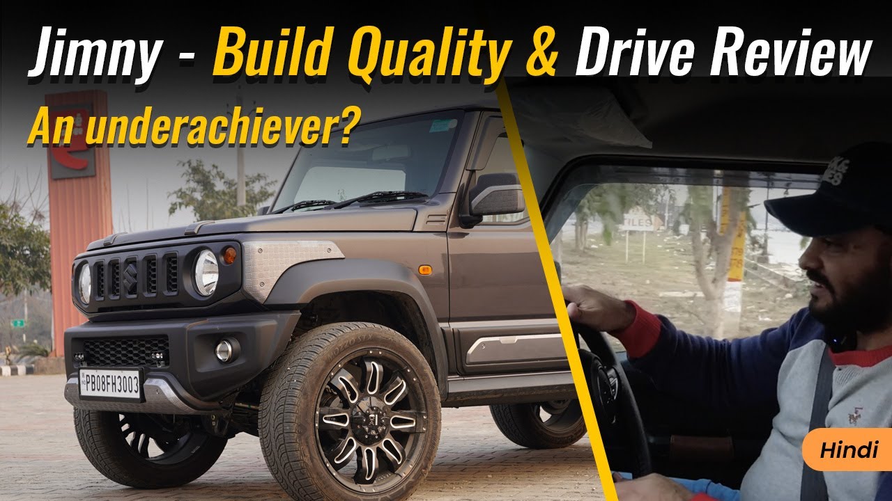 Maruti Suzuki JIMNY: Build Quality, WALKAROUND & DRIVE Review - YouTube