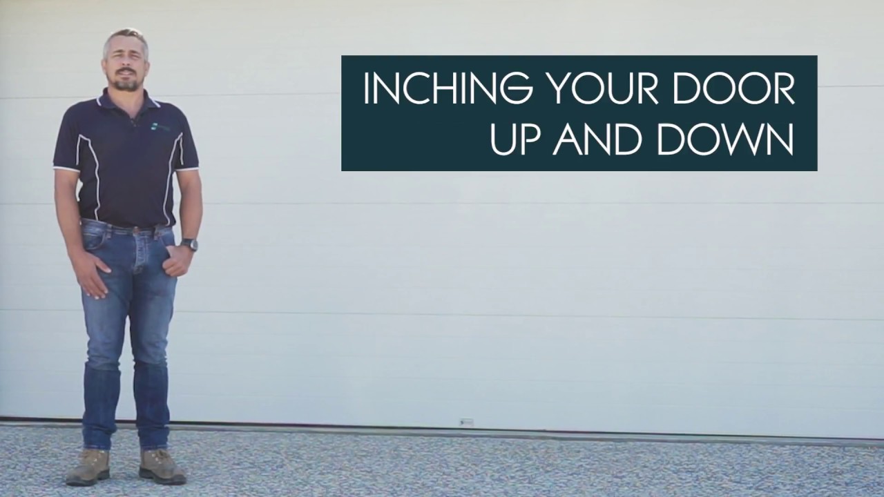 Stoddart Garage Doors - Inching up and down - YouTube