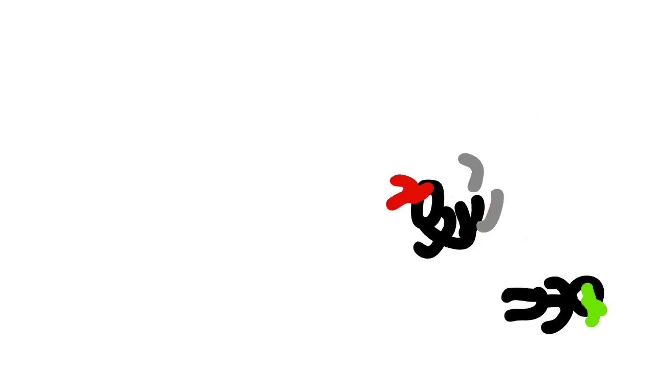 Stick figure fight! Red vs Green vs Blue vs Purple - YouTube