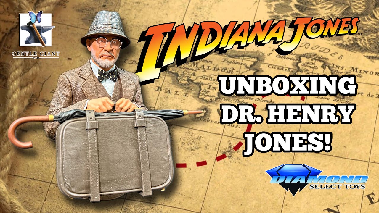 Indiana Jones Last Crusade Statue Unboxing From Diamond Select! Sean ...