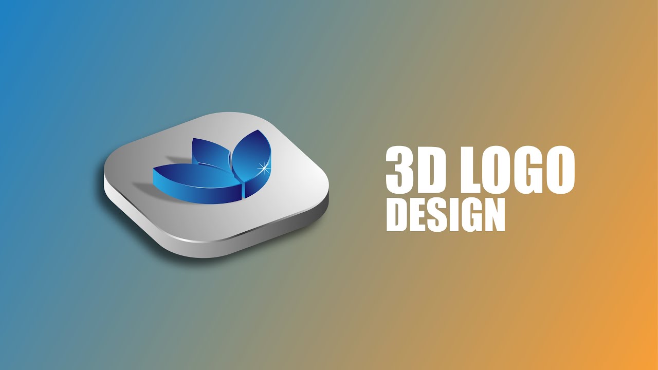 3D New Logo Design Adobe Illustrator Tutorial - YouTube