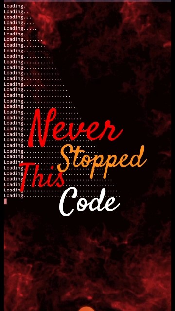 Never Ending Loading Effect in Python 😮‍💨🔥”? 🤯 || Python new project ...