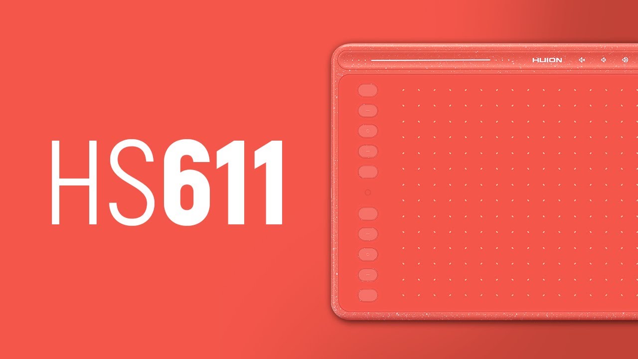 Обзор графического планшета Huion HS611 - YouTube