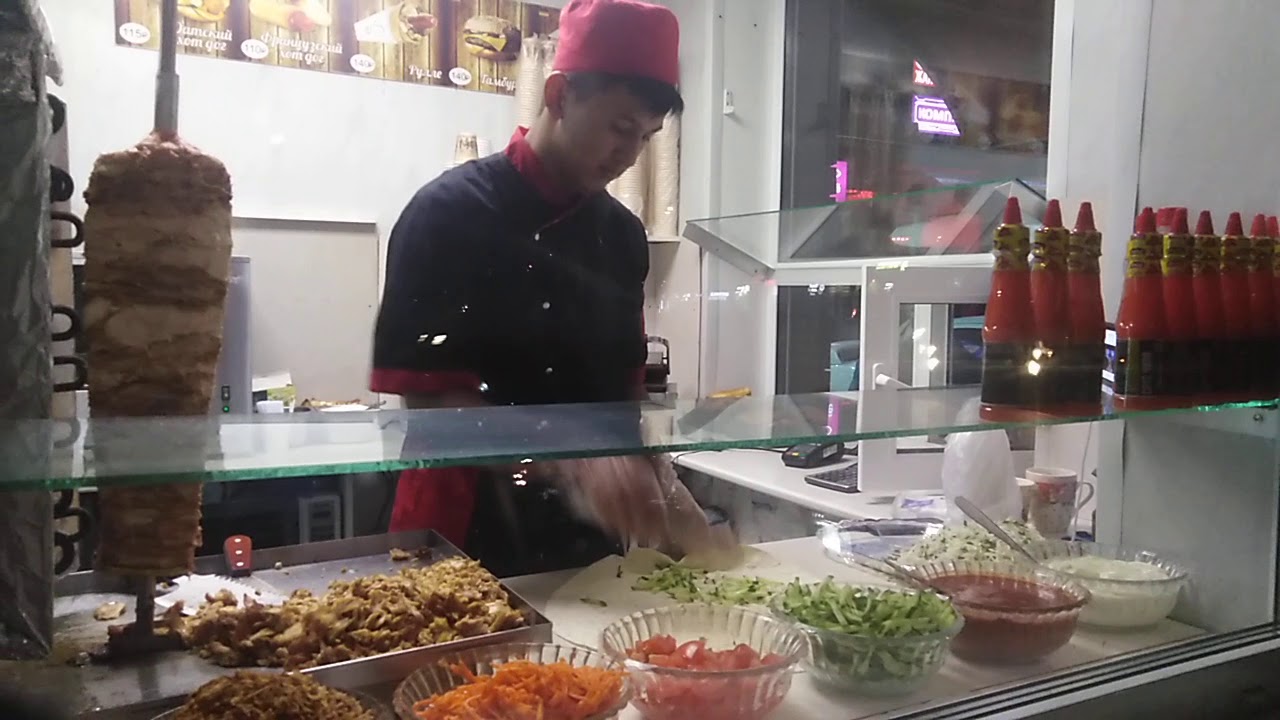 #Shawarma fastest making in moscow russia russian Street food Русская ...