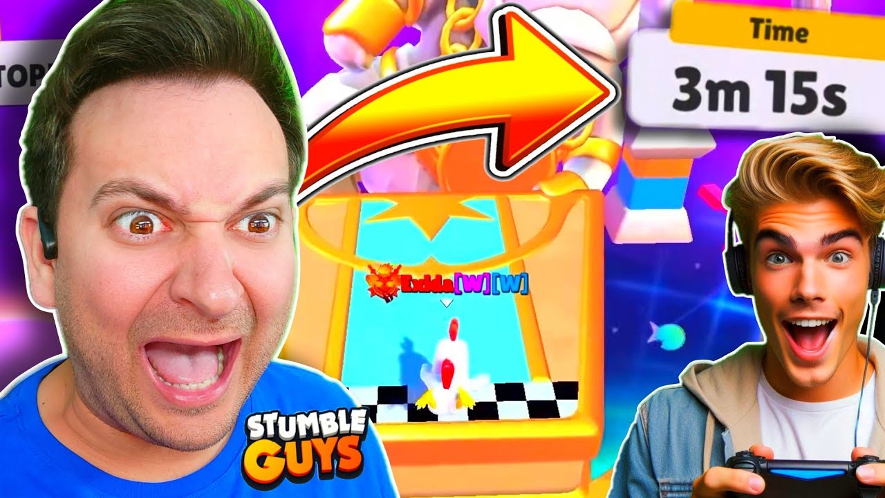 🤕 Copiando por 1H al MEJOR JUGADOR del MUNDO en STUMBLE GUYS!! 🤕 🔥 ...