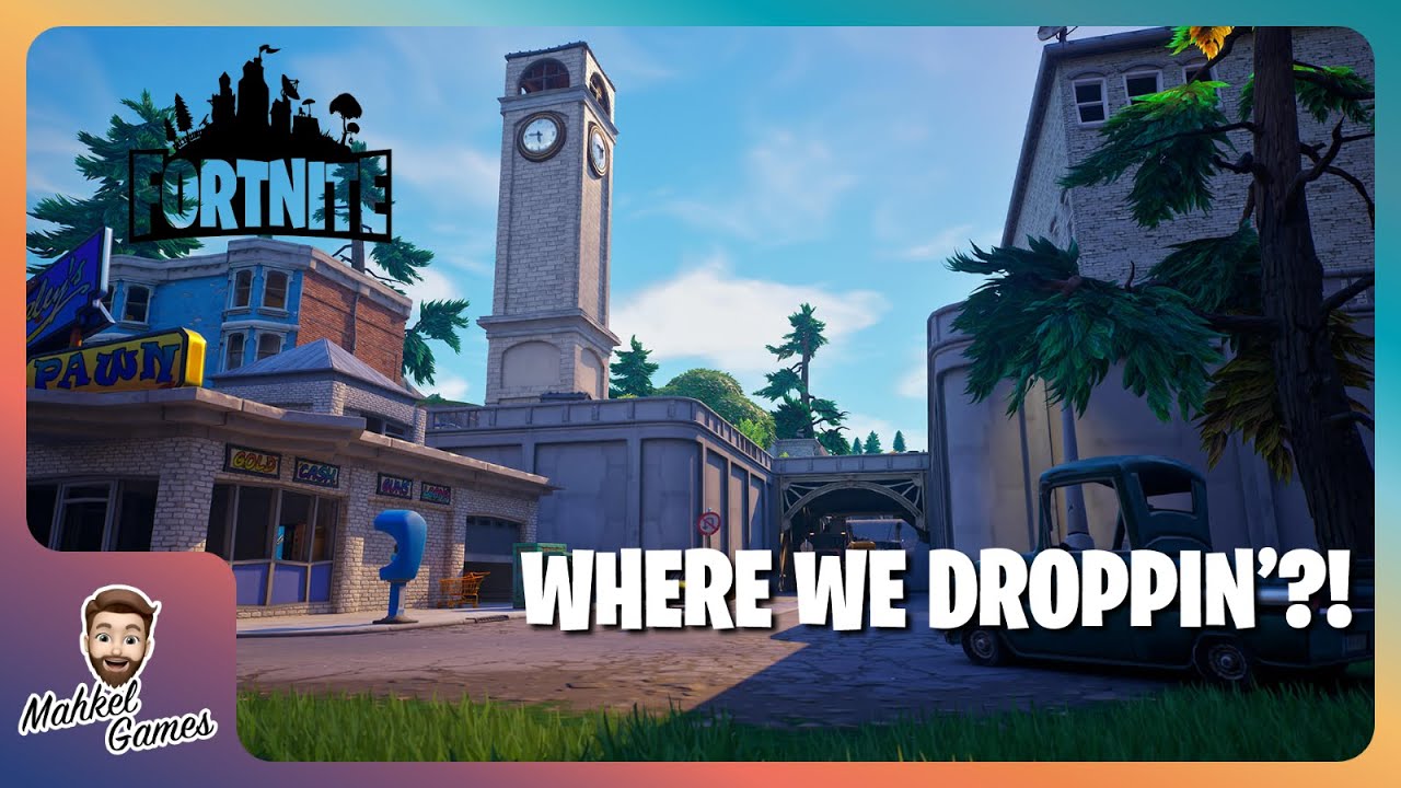 🔴LIVE: Where We Droppin' onto the Chapter 1 Fortnite Map!! - YouTube