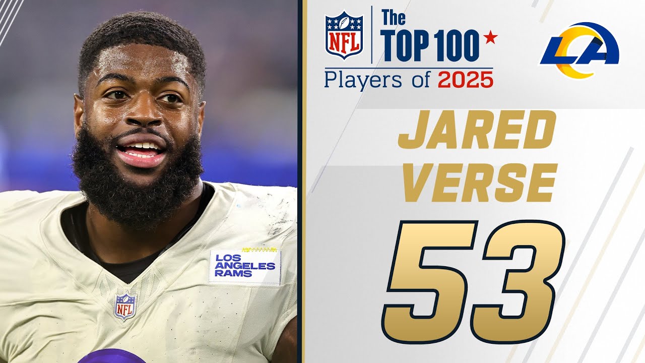 53: Jared Verse (LB, Rams) | Top 100 Players of 2025 - YouTube