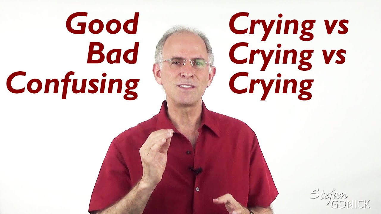 Good Crying vs Bad Crying vs Confusing Crying - How to Feel Better ...