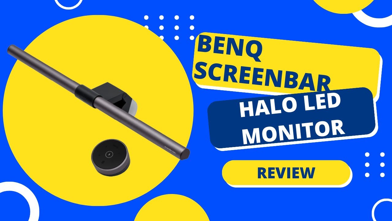 BenQ ScreenBar Halo LED Monitor Light: Illuminating Your Workspace ...