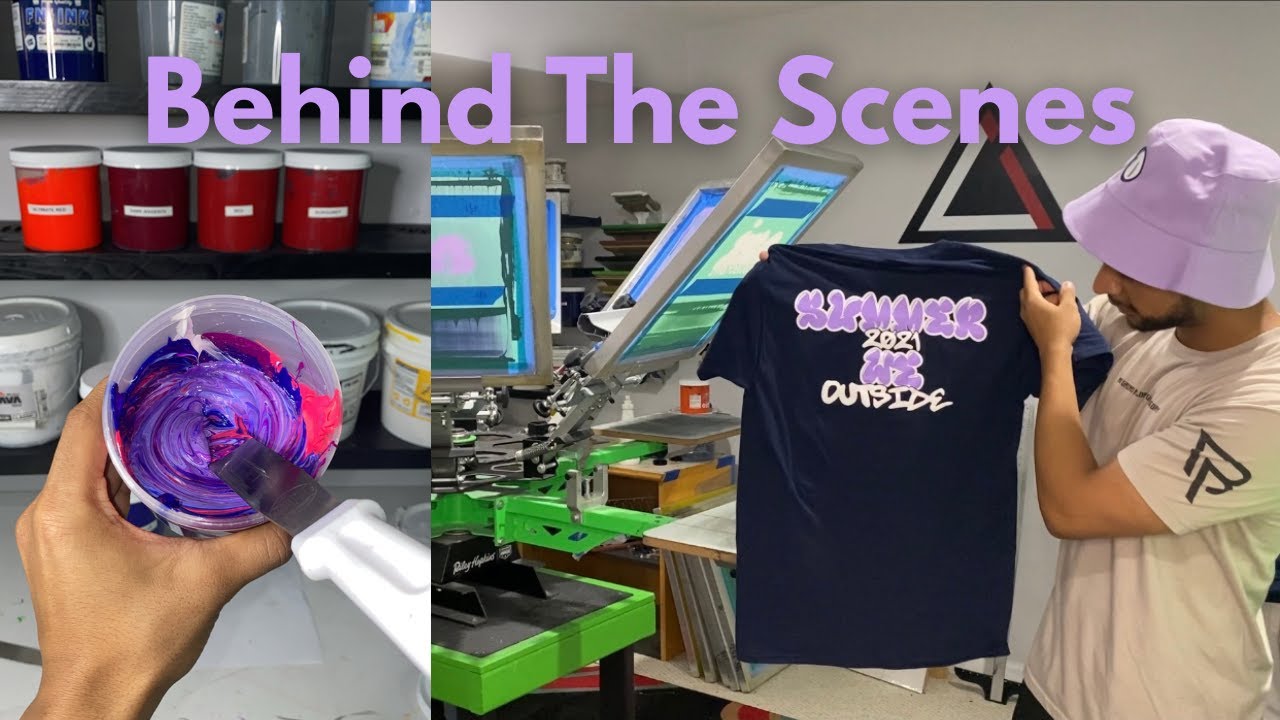 Screen Printing A 2 Color Design | Pantone Color Mixing | Screen ...