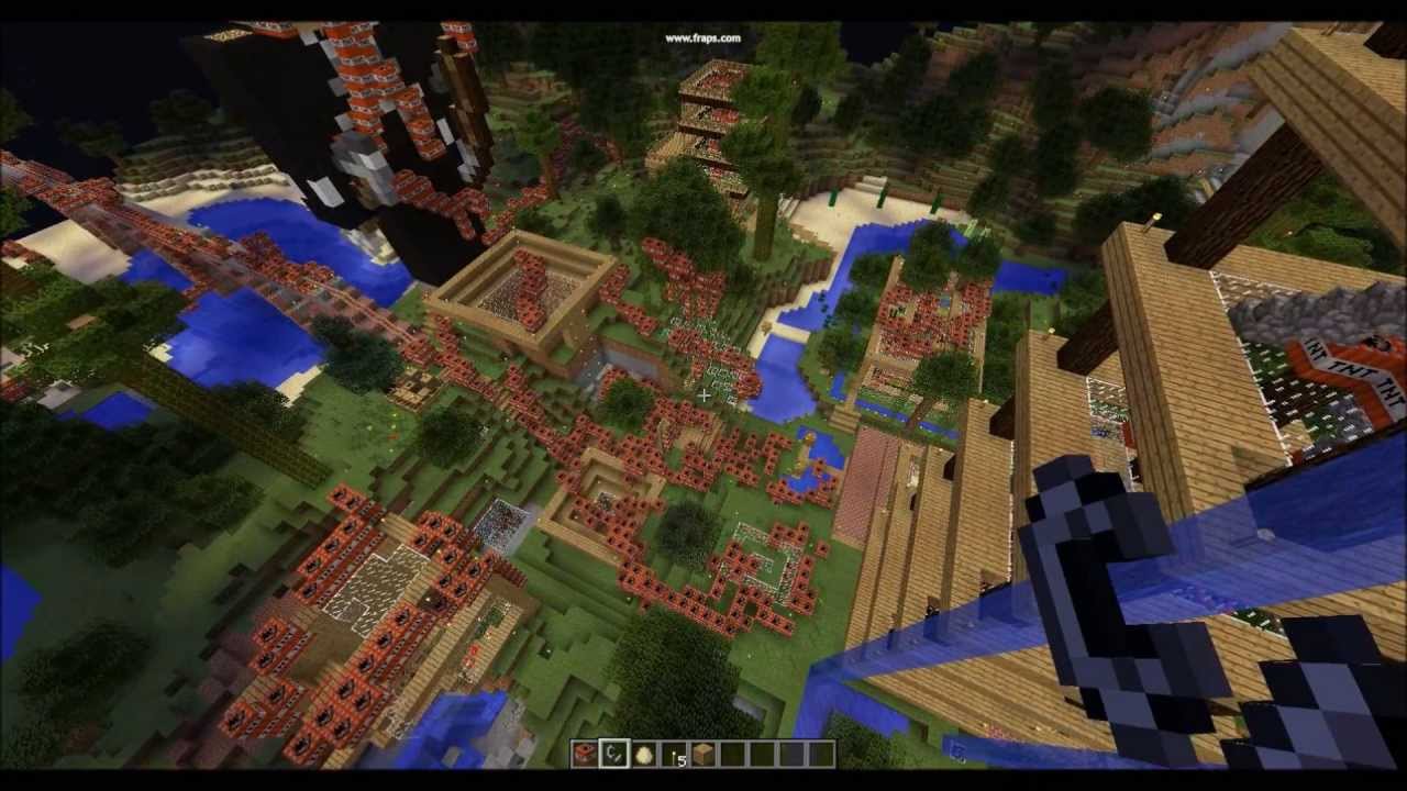 Blow it up! :D (Antvenom's Peaceful Map) - YouTube