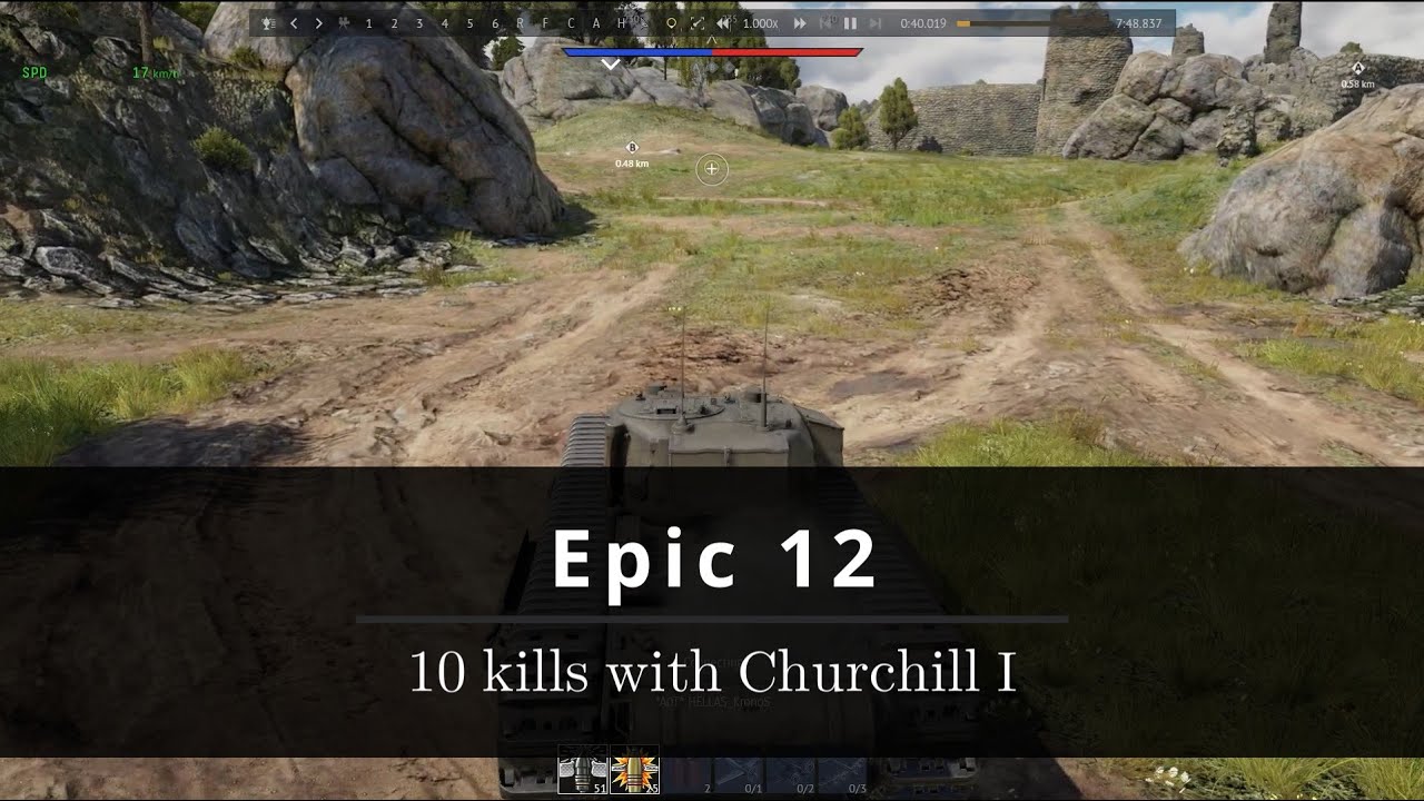 War Thunder Epic 12 🪖 10 kills with Churchill I - YouTube