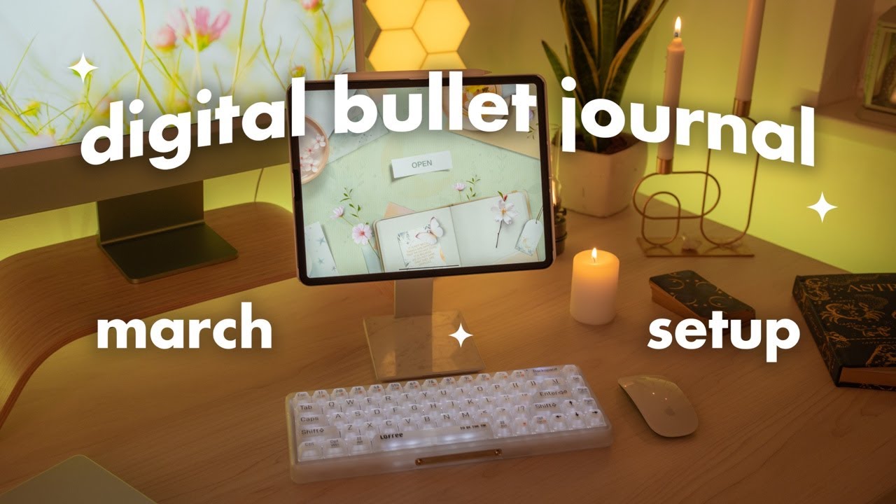 March Digital Bullet Journal Setup on my iPad 🌿 | GoodNotes 6 - YouTube