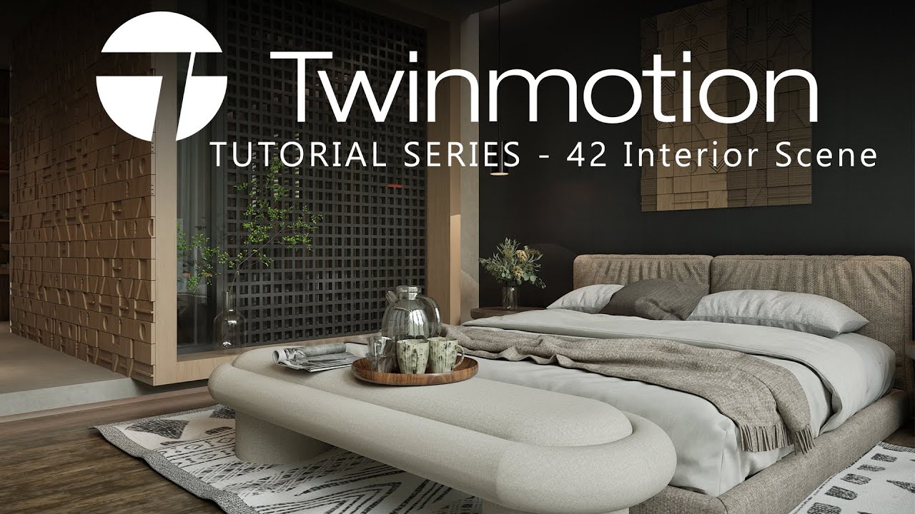 TWINMOTION 2024.1.1 TUTORIAL SERIES - 42 Interior Scene ( Path Tracer ...