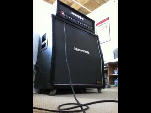Hartke Half Stack Amplifier Gt100 Head GH412a 4x12 Stereo Cabinet - YouTube