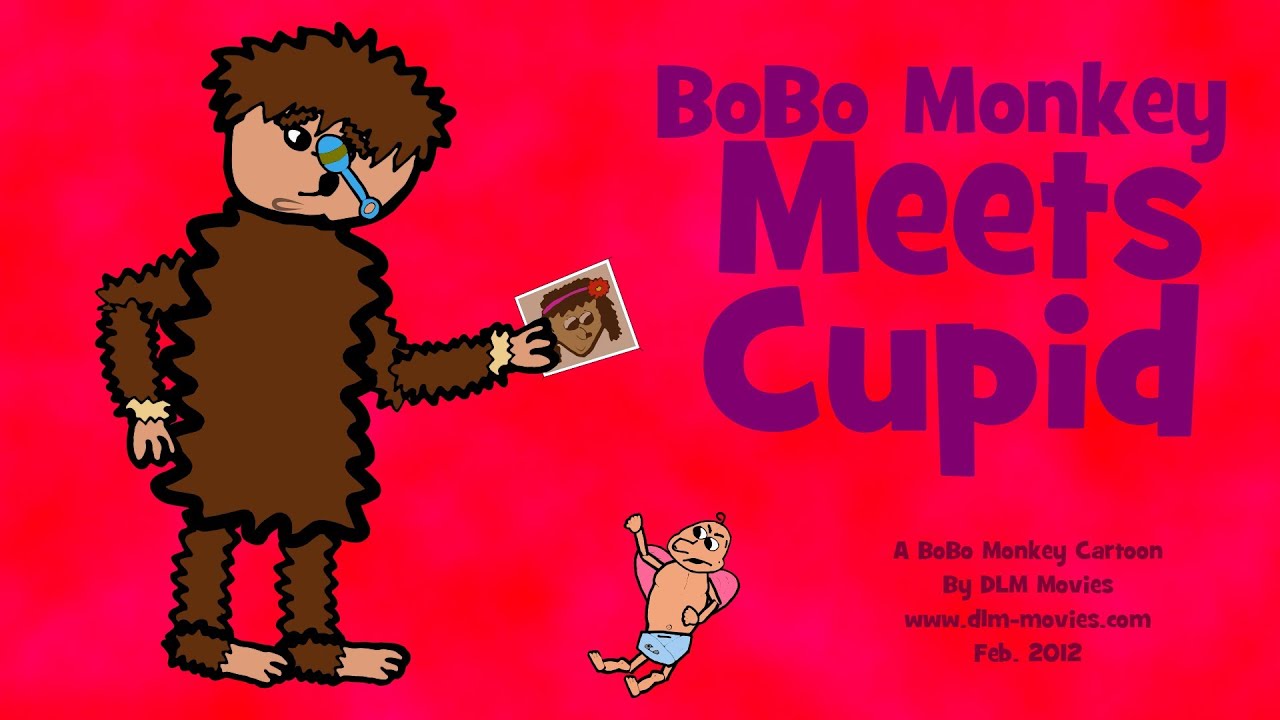 BoBo Monkey Meets Cupid (A BoBo Monkey Cartoon) - YouTube