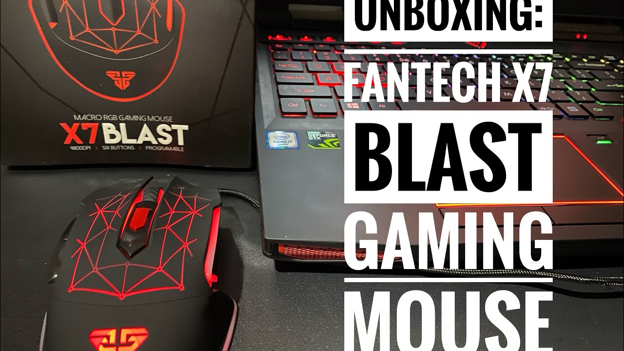 Unboxing: Fantech X7 Blast Gaming Mouse - YouTube