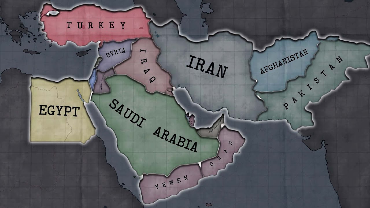 Middle East Battle Royale 2022 - Hoi4 Timelapse - YouTube