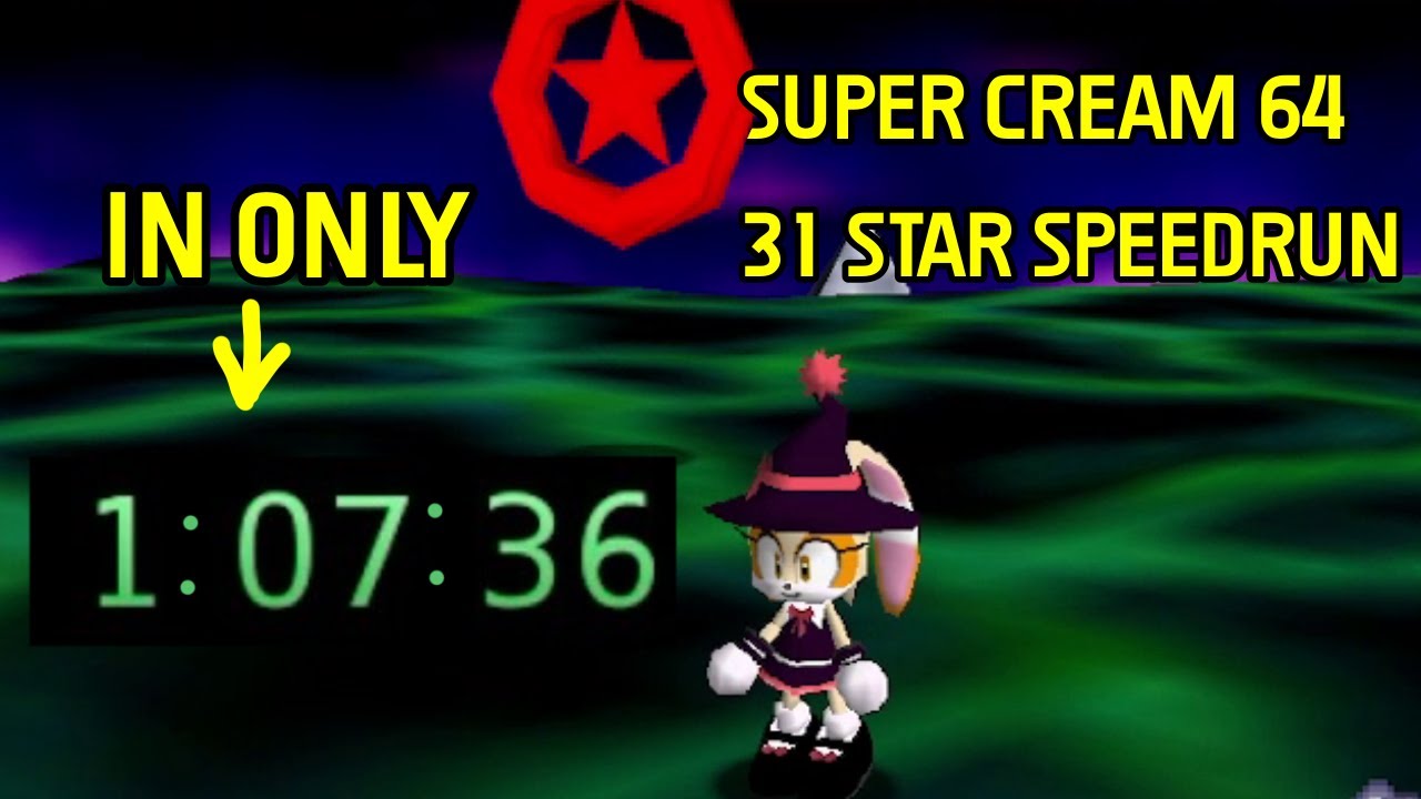(Former WR) Speedrunning Super Cream 64 Because Nobody Else Has - YouTube