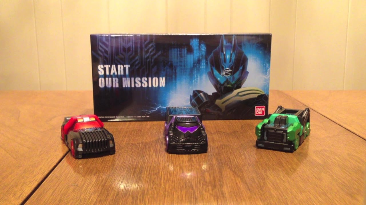 Kamen Rider Drive Gashapon Shift Car Premium Next Shift Car Set Review ...