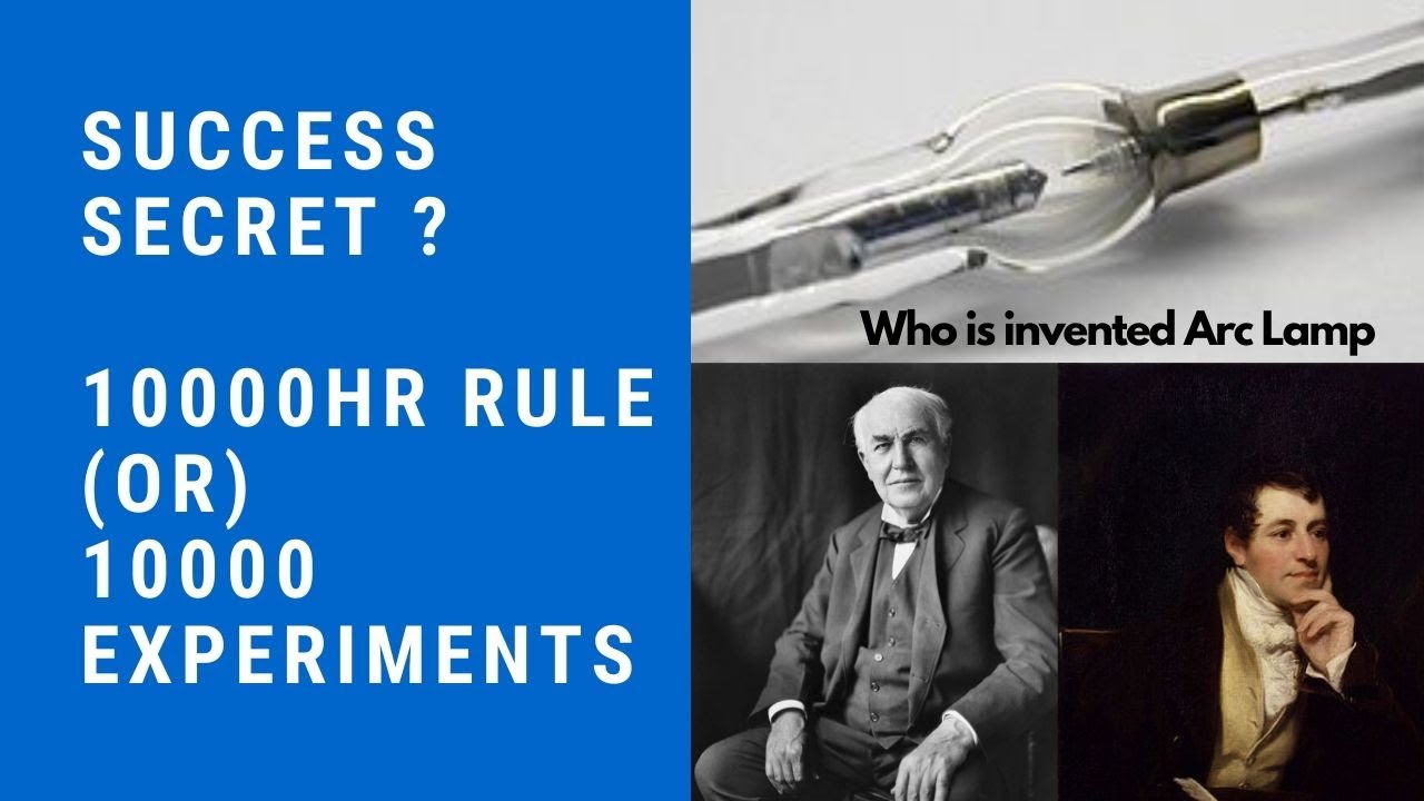 success rule | who is invented 10000hr rule | 10000 experiments ...