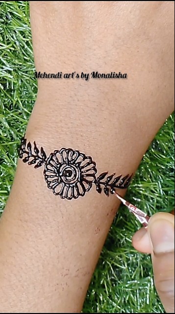 Easy beslet mehndi design #mehndi #youtube - YouTube
