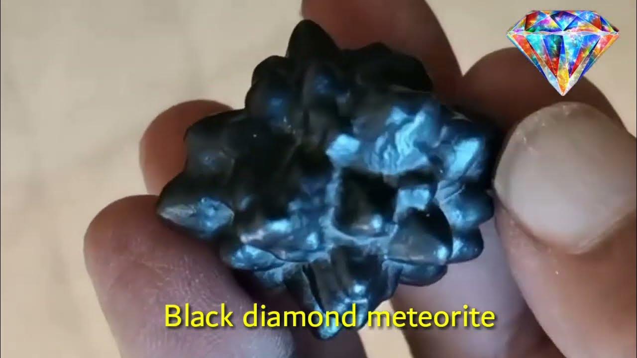 carbonado black diamond meteorite stone: Get to know him now - YouTube