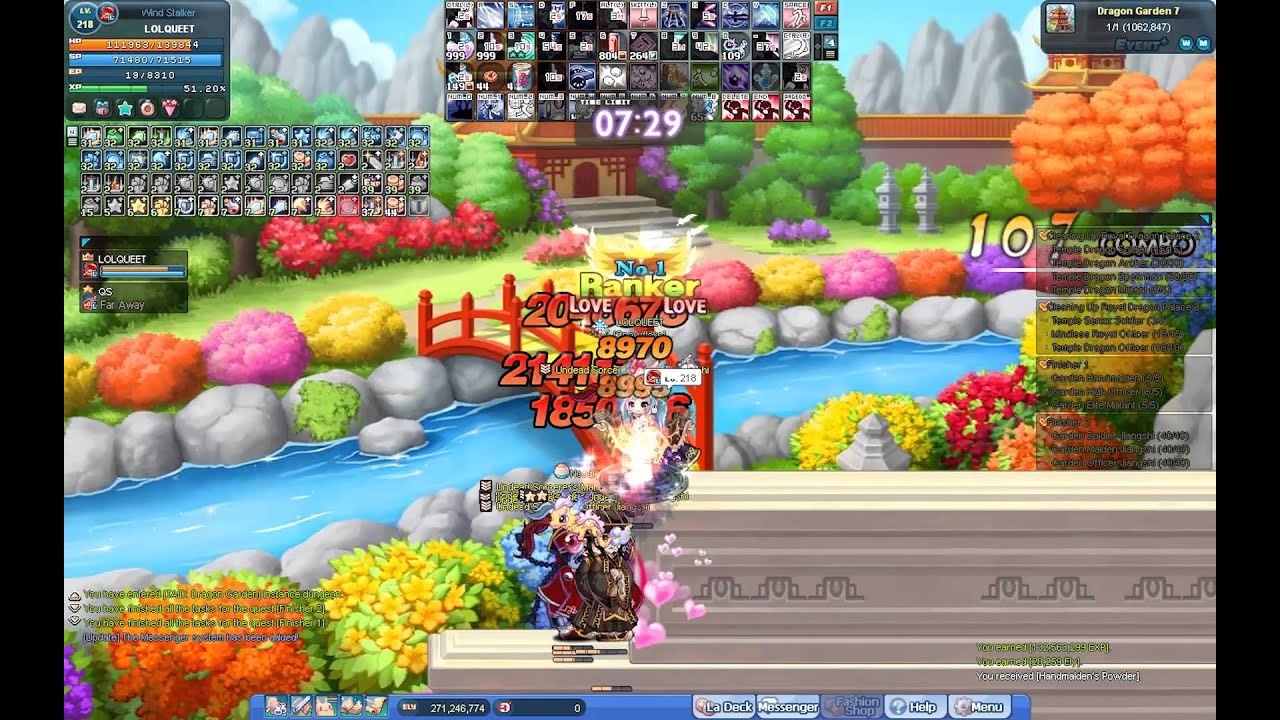 La Tale Infinity: TAID Dragon Garden (218 Wind Stalker, Bow) - YouTube