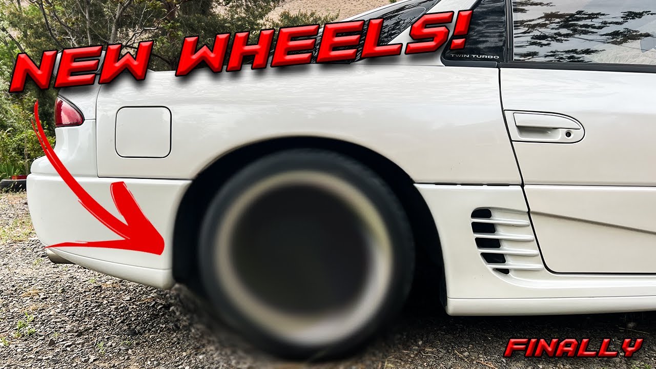 NEW WHEELS on the Mitsubishi 3000GT VR4 *FINALLY* - YouTube
