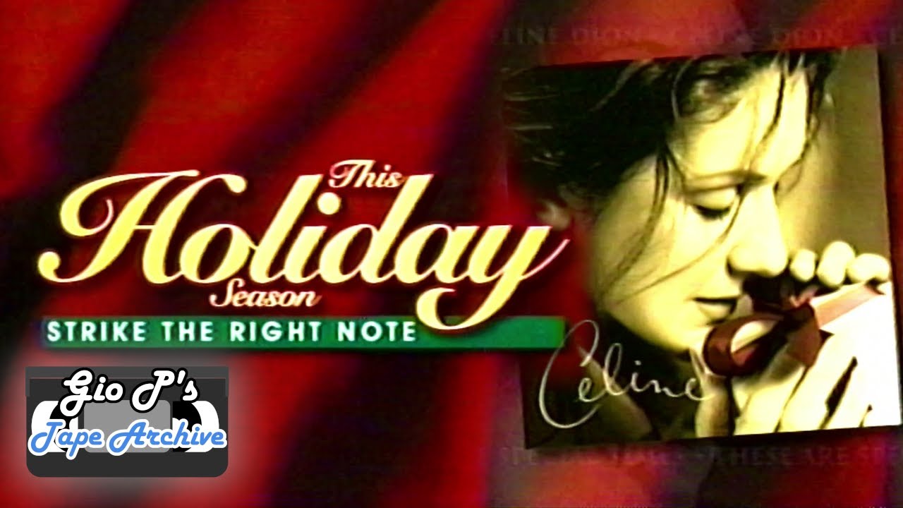 Celine Dion - These Are Special Times | Commercial | 1998 | GlobalTV ...