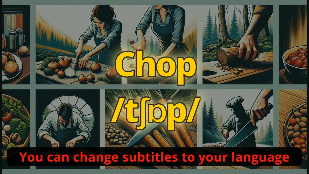 Chop meaning with 5 examples - YouTube