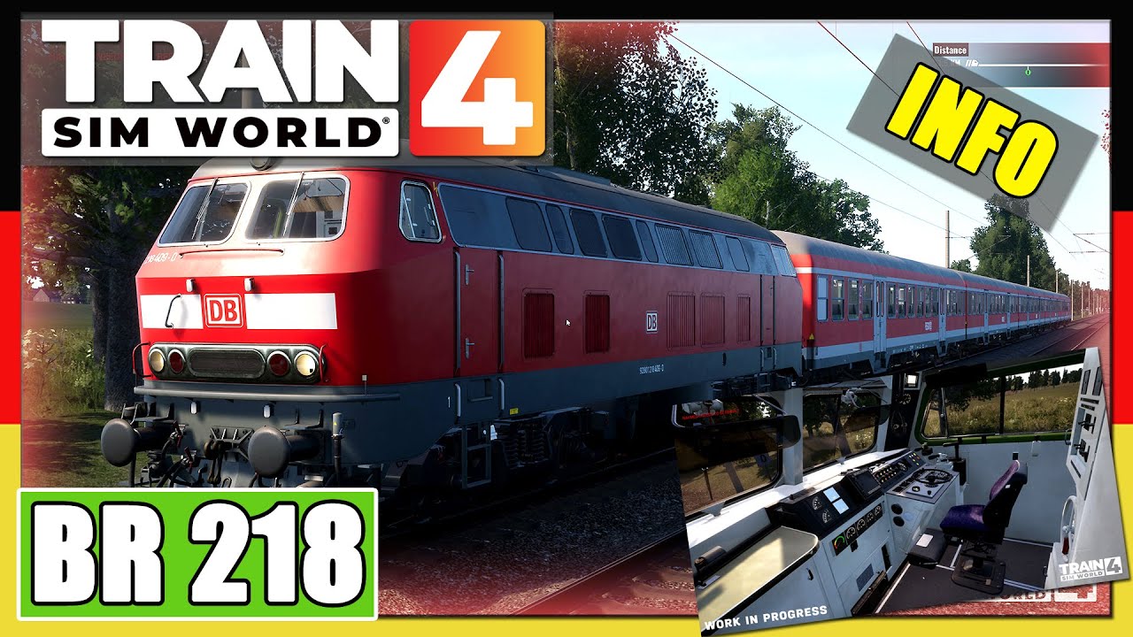 Train Sim World 4 | BR 218 | Baureihe 218 mit n-Wagen | Diesellok ...