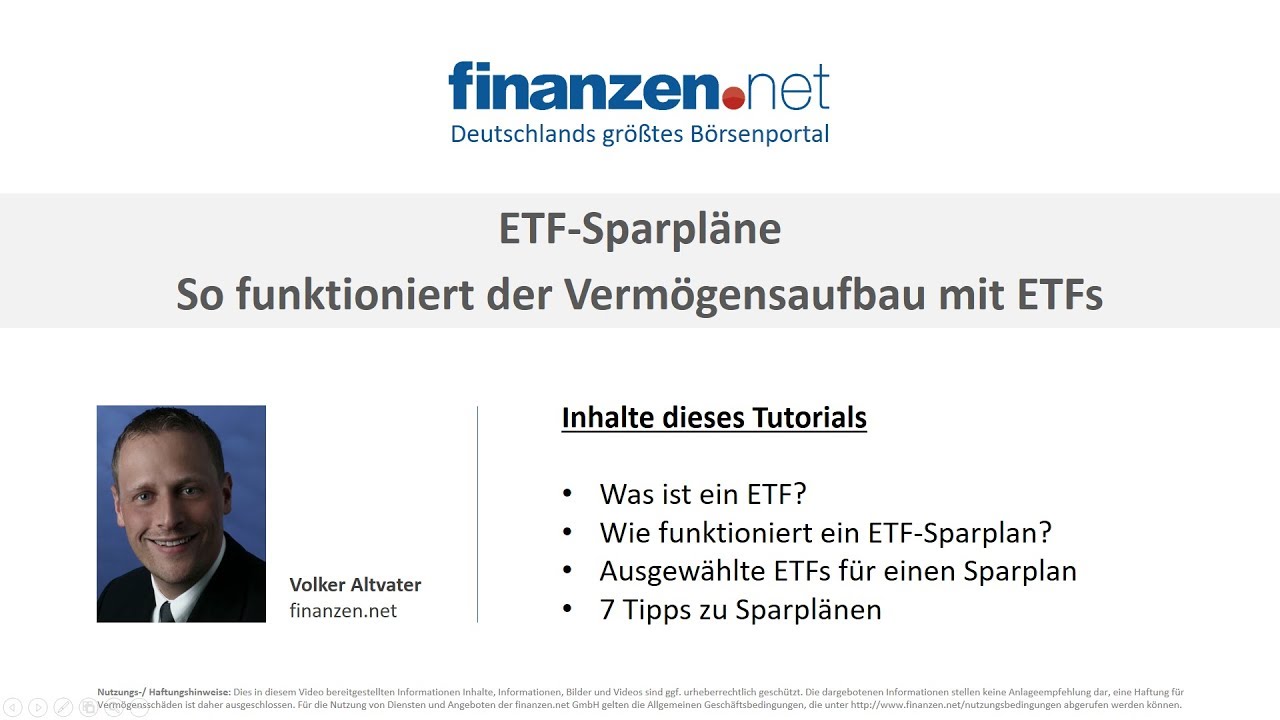 ETF-Sparplan - So funktioniert er, so bekommen Sie Sparpläne ...