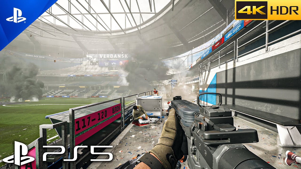 Verdansk Stadium Massacre | Realistic Immersive ULTRA Graphics Gameplay ...