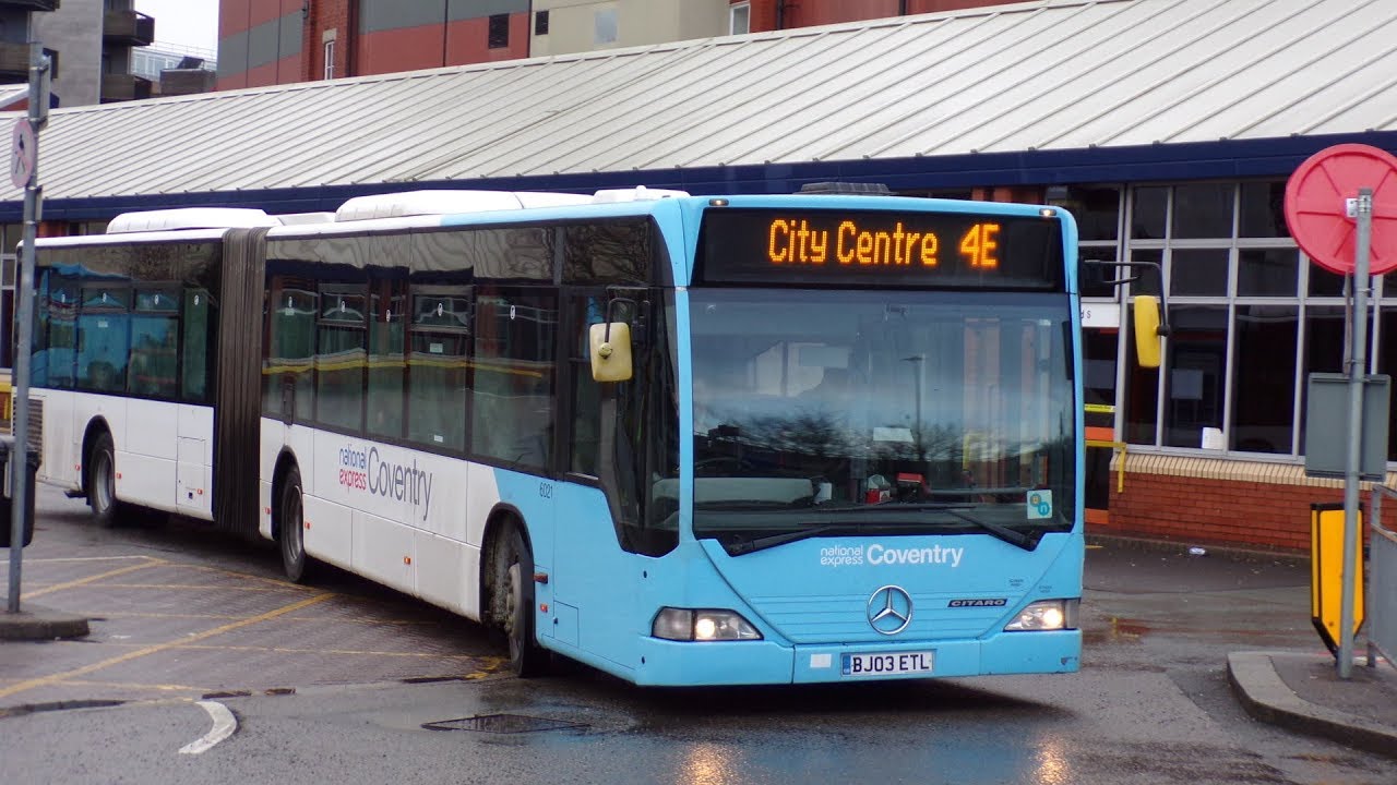 NXBUS 6021 4 Walsgrave Hospital to Coventry Bus Station - YouTube