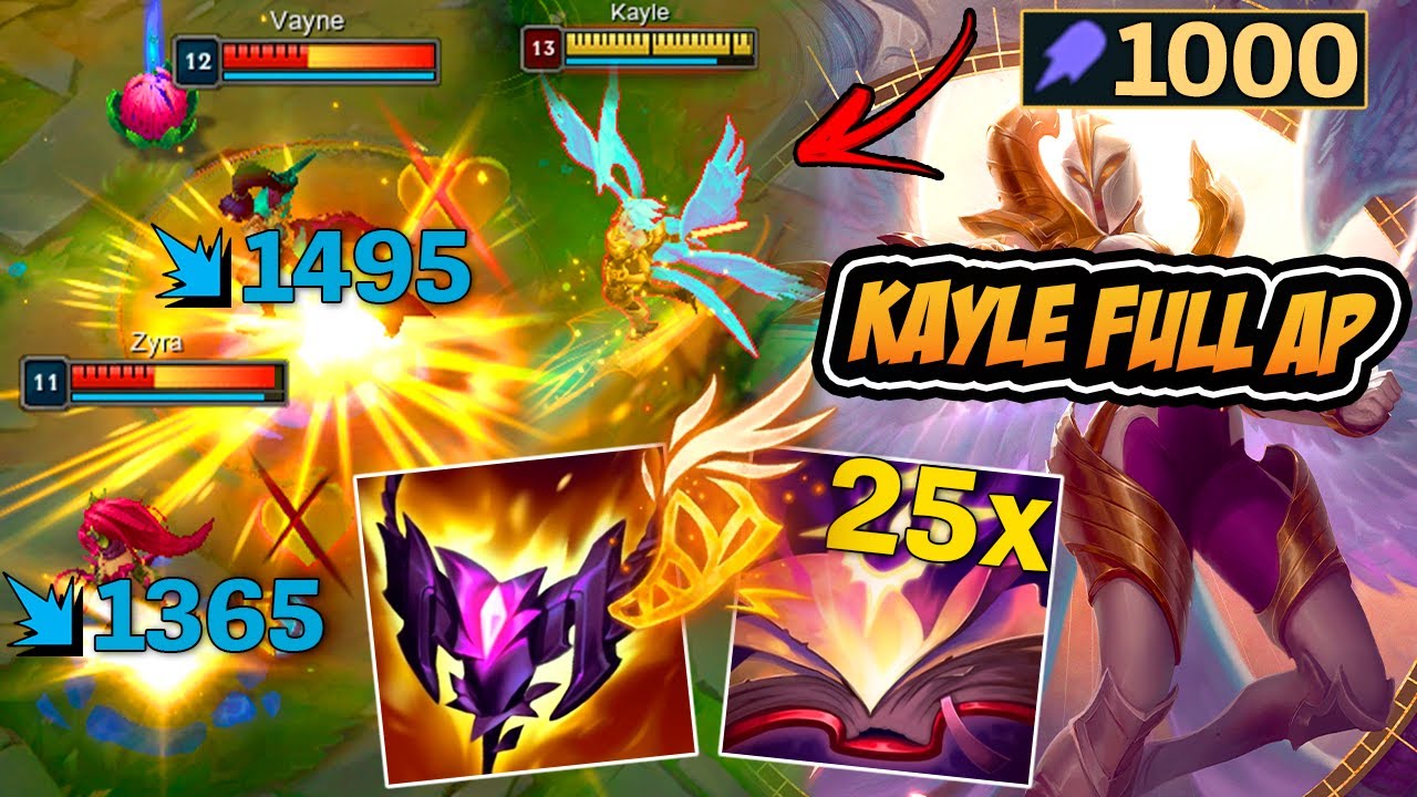O JOGO PERFEITO DE KAYLE TOP COM 1000 DE AP (25 STACKS MEJAI) - LEAGUE ...