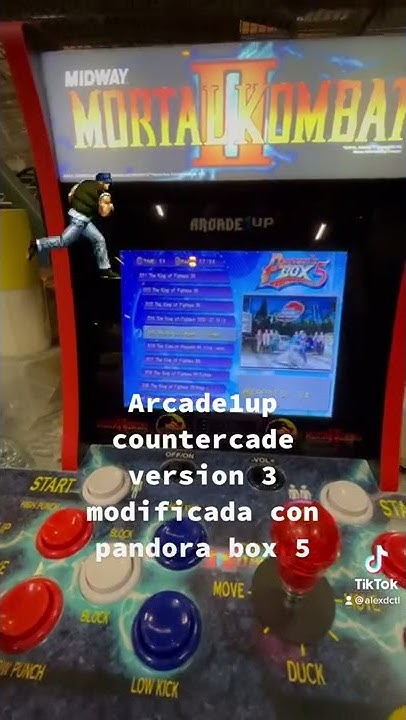 Mortal kombat 2 player Arcade1up countercade modificada - YouTube