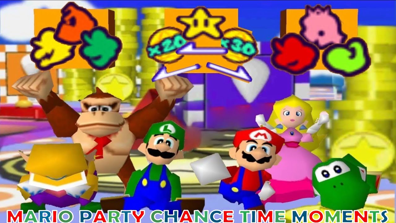 Mario Party Chance Time Moments - YouTube