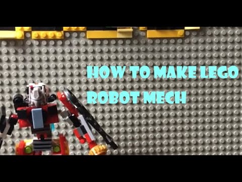 How to make lego robot mech *easy* *tutorial* - YouTube
