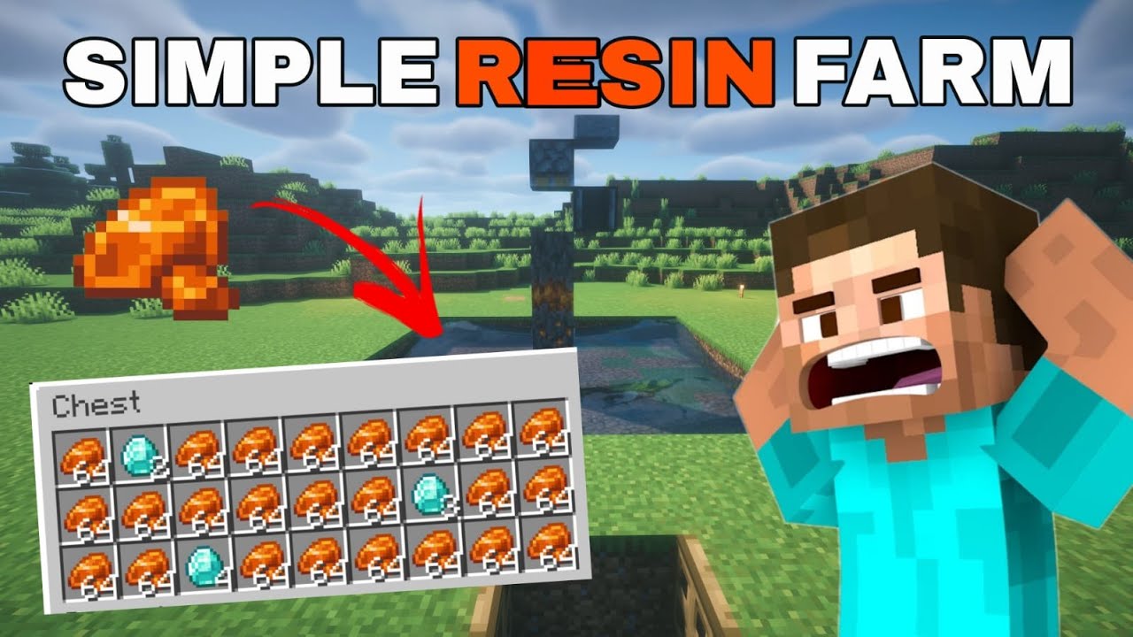 How to make RESIN FARM In Minecraft #minecraft #viralvideo - YouTube