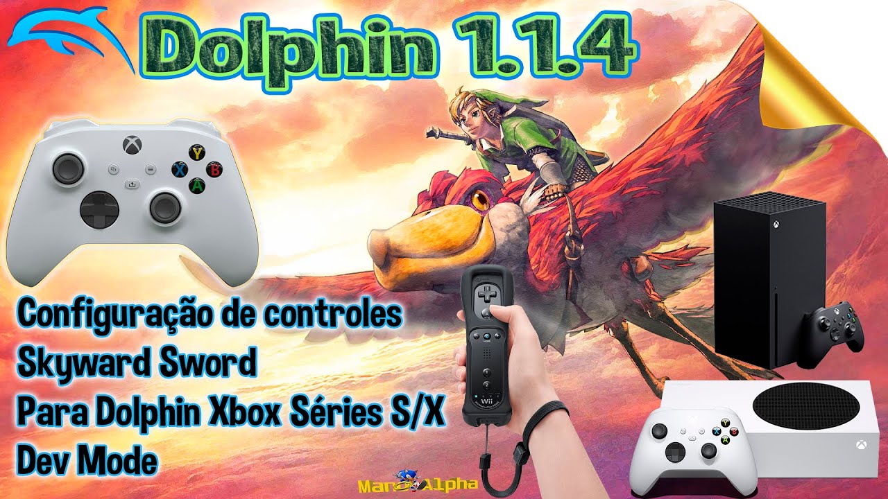 Configuração de Controles Skyward Sword para Dolphin Xbox Séries S/X ...