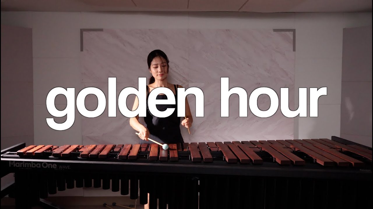 JVKE - golden hour / Marimba cover - YouTube