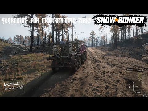Searching For The Underground Fires In The Burned Forest New SnowRunner ...