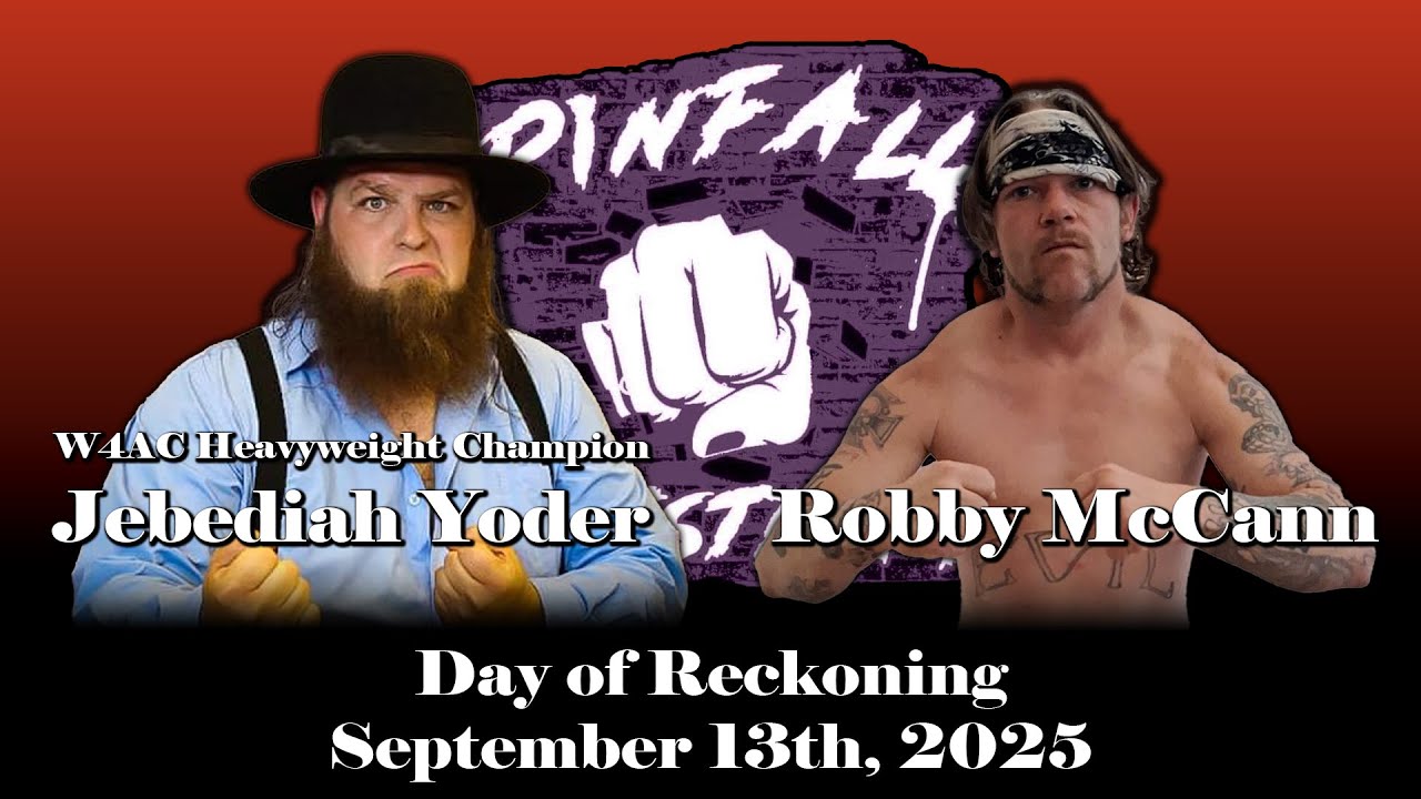Pinfall Wrestling FULL MATCH: W4AC Heavyweight Title: Jebediah Yoder (c ...