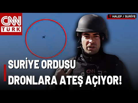 SICAK GELİŞME | YPG'den Temizlenen Halep'te Ne Oluyor? Suriye Ordusu Dronlara Ateş Açtı!