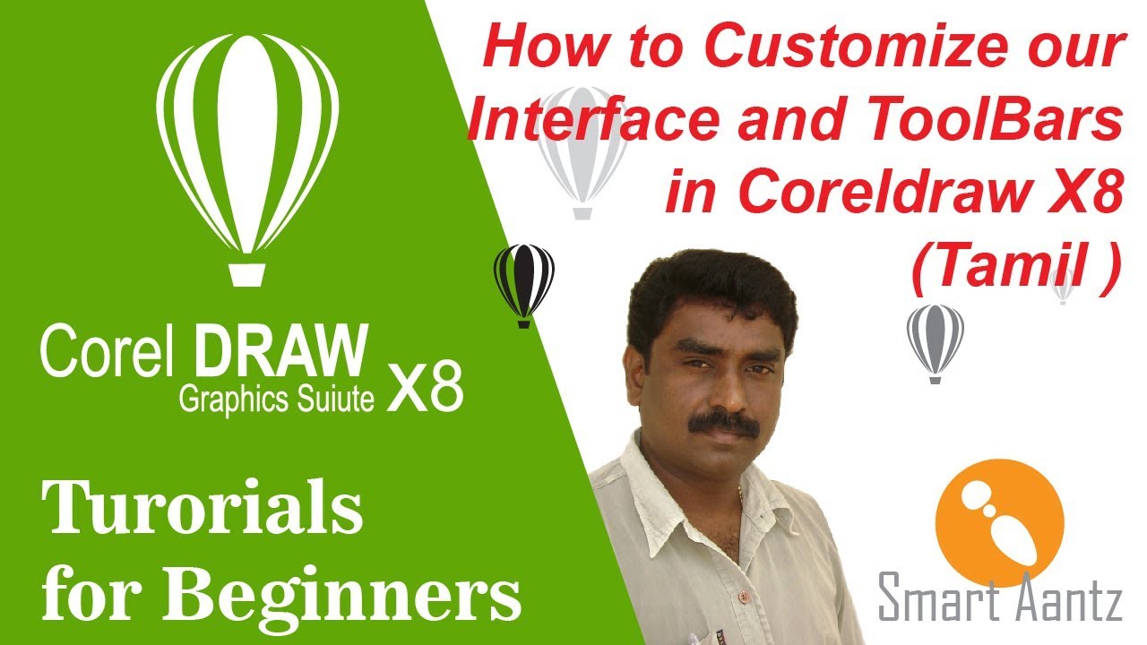 Coreldraw X8 - User Interface - Toolbar - Full tutorial for beginners ...